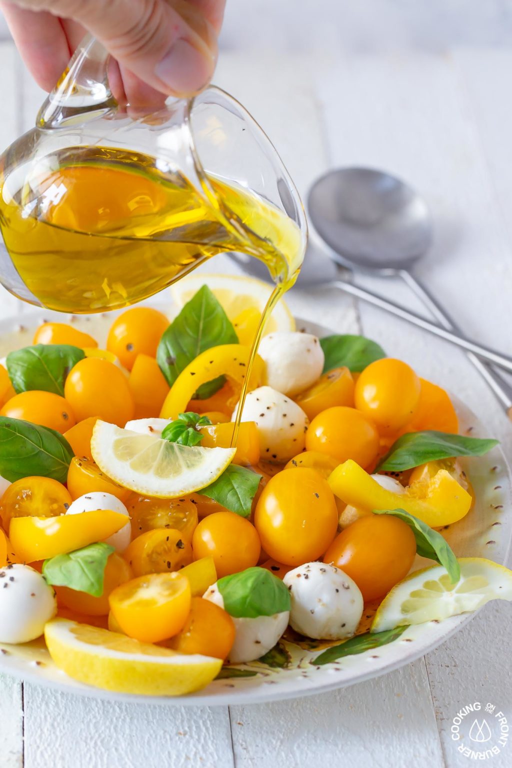 Lemon Caprese Salad | Cooking on the Front Burner