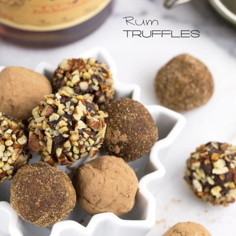 Chocolate Rum Truffles | Cooking on the Front Burner