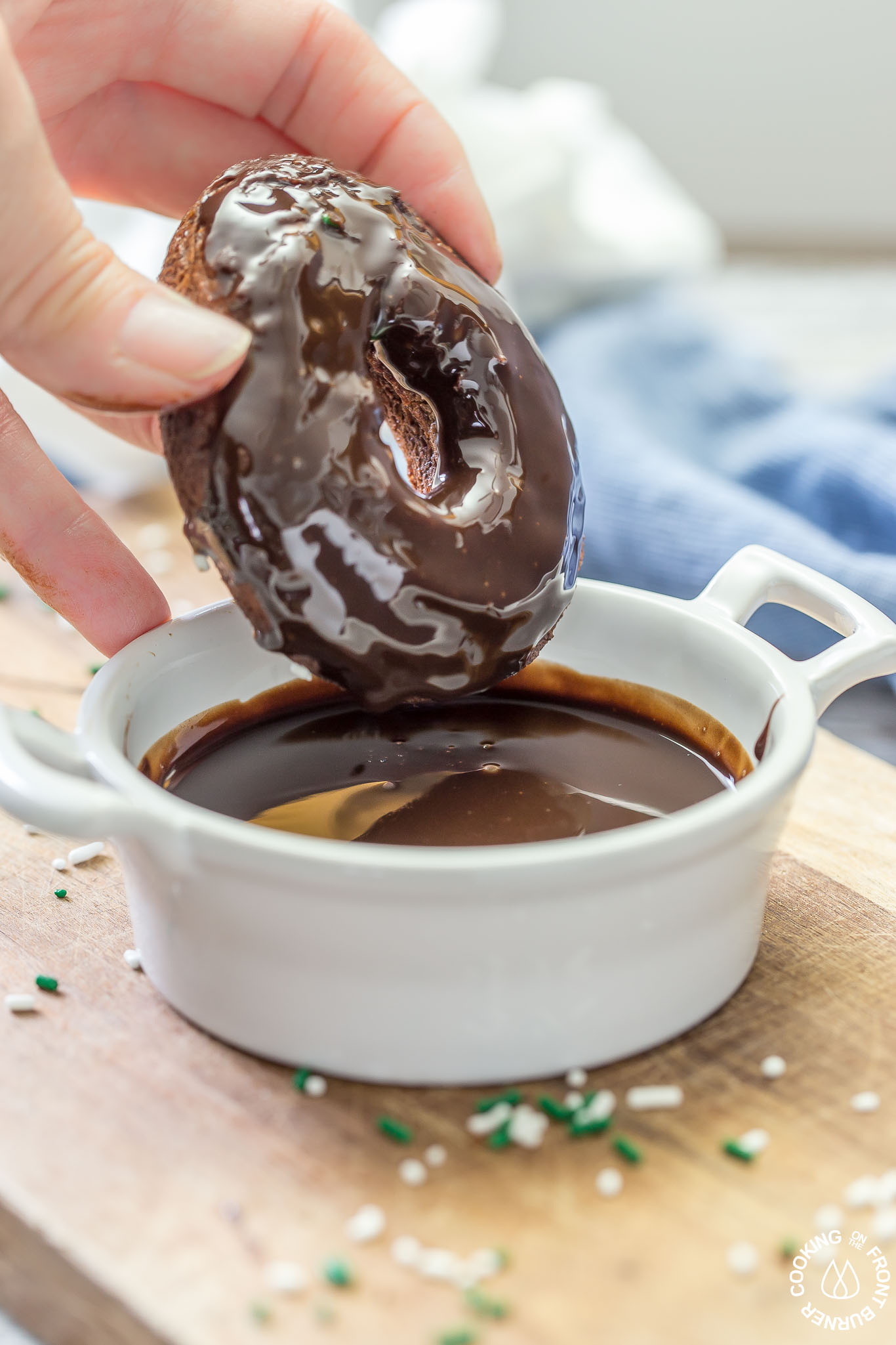 Irish Cream Glazed Donuts | Cooking on the Front Burner