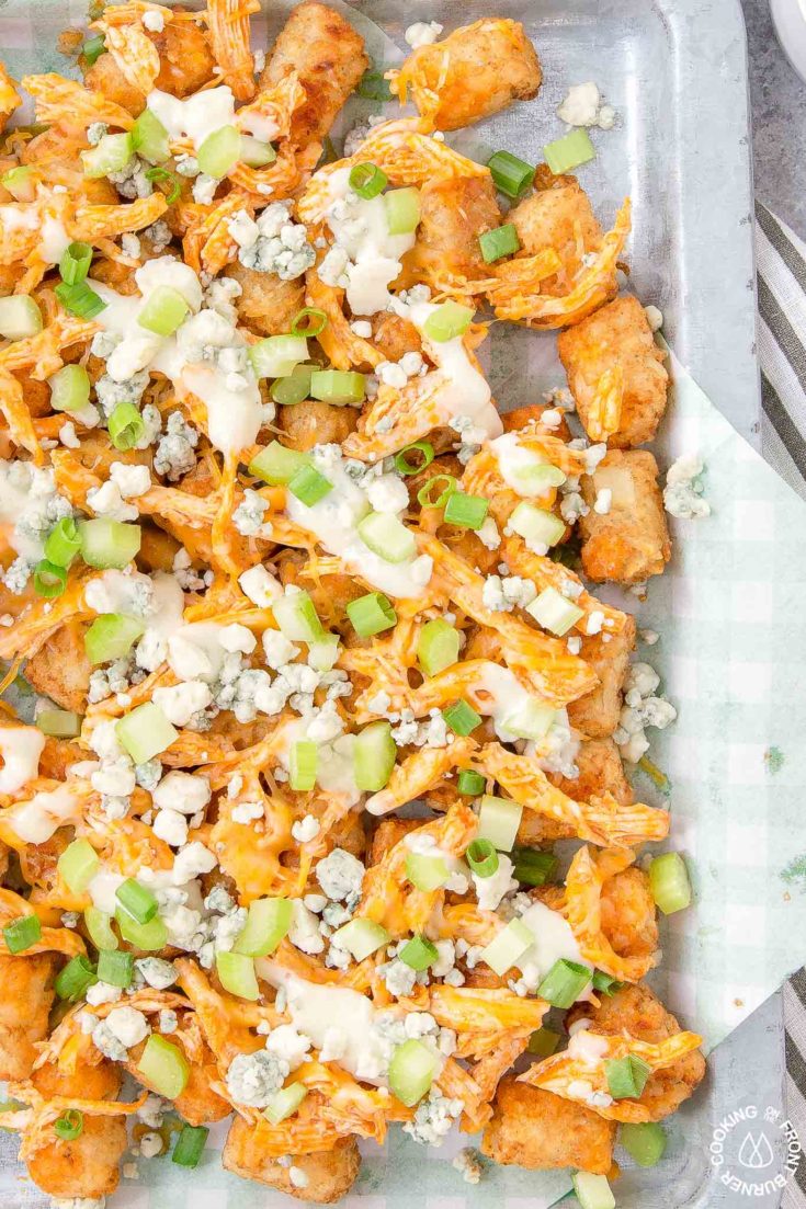Buffalo Chicken Totchos | Cooking on the Front Burner