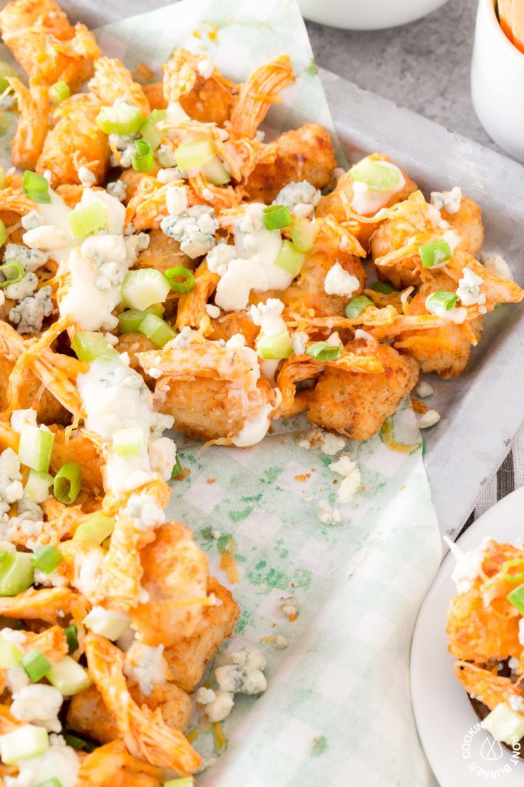 Buffalo Chicken Totchos | Cooking on the Front Burner