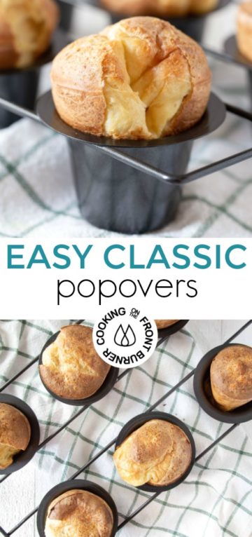 Easy Classic Popovers with Tips | Cooking on the Front Burner