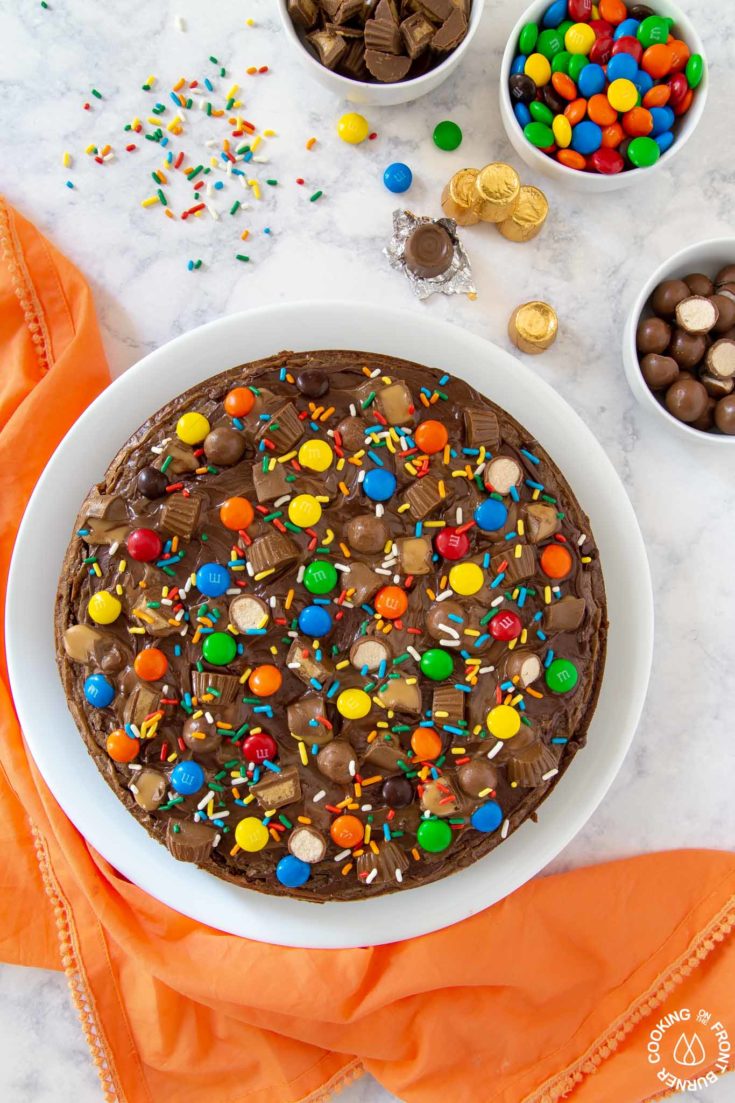 Candy Brownie Pizza | Cooking on the Front Burner