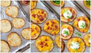 Super Easy Loaded Baked Potato Rounds | Cooking on the Front Burner
