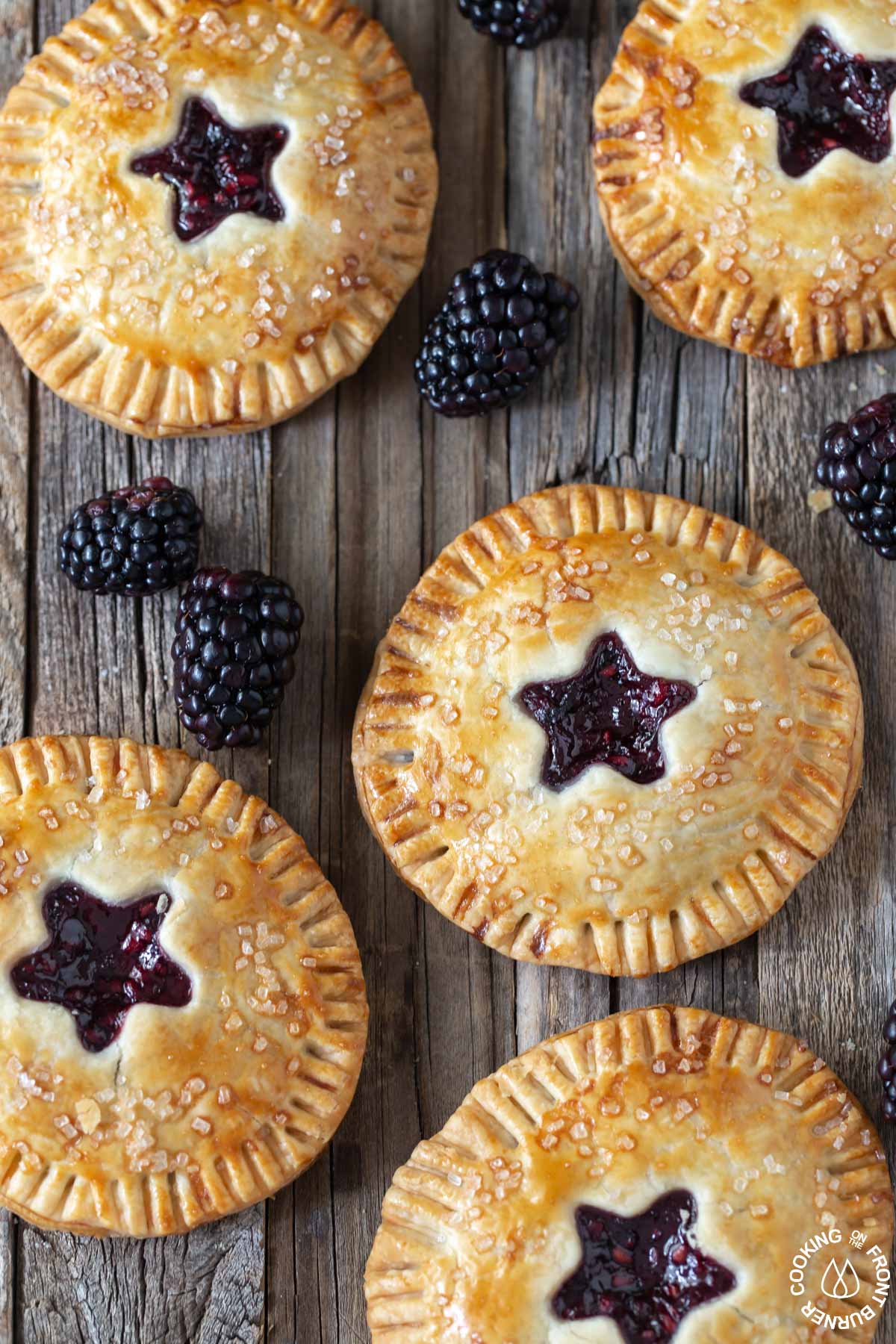 Fresh Blackberry Hand Pies | Cooking on the Front Burner