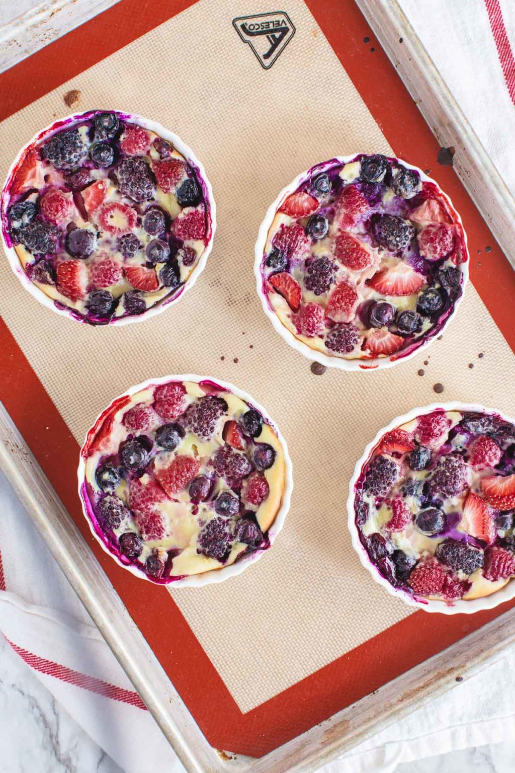 Mixed Berry Pudding Cake | Cooking on the Front Burner