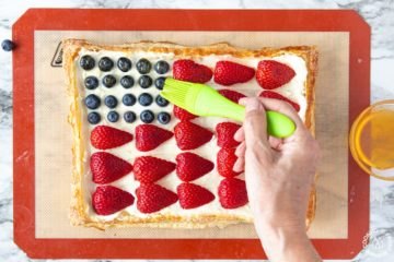 American Flag Berry Tart | Cooking on the Front Burner